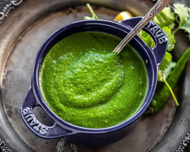 Green Cilantro Chutney