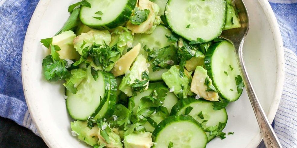 Cucumber and Avocado Salad