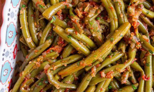 Greek Style Green Beans