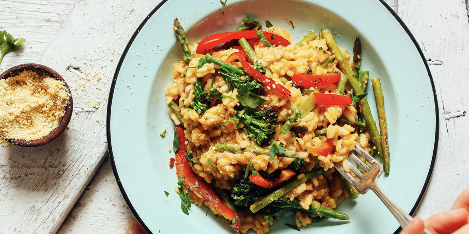 Creamy Vegetable Risotto (30 minutes!)