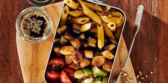 Smoked Tofu and Vegetable Bento Box